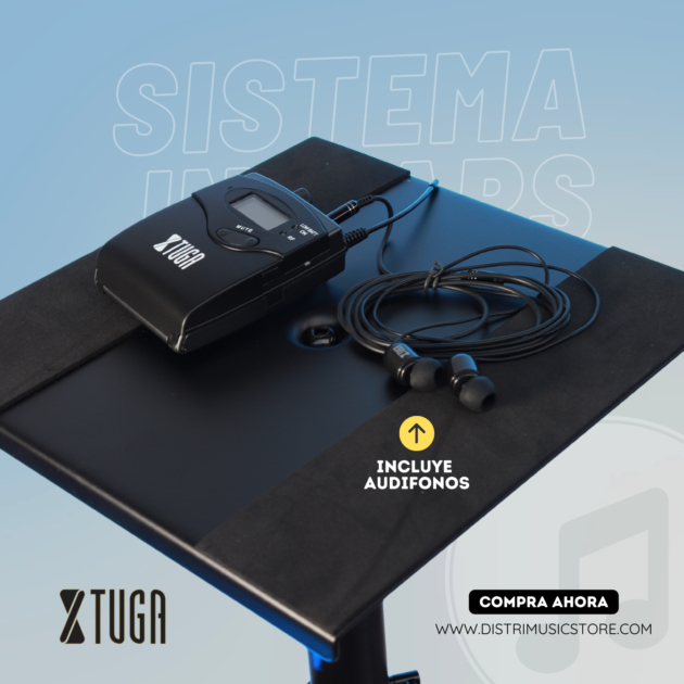 Sistema De Monitor Inalámbrico Xtuga Rw2090 4 Bodypack Distrimusic